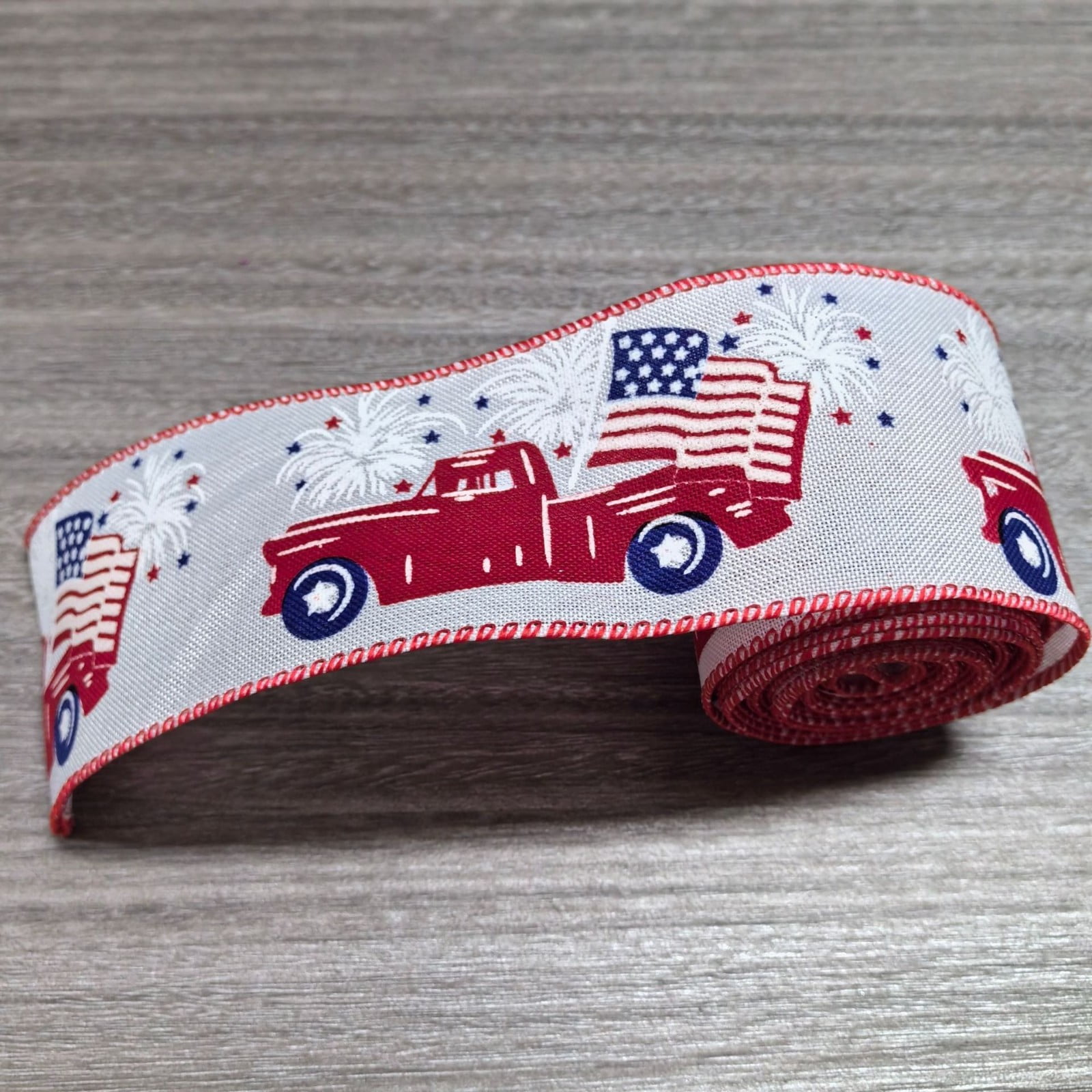Independence Day Ribbon for Wreaths 2025 Bow Patriotic - Walmart.com