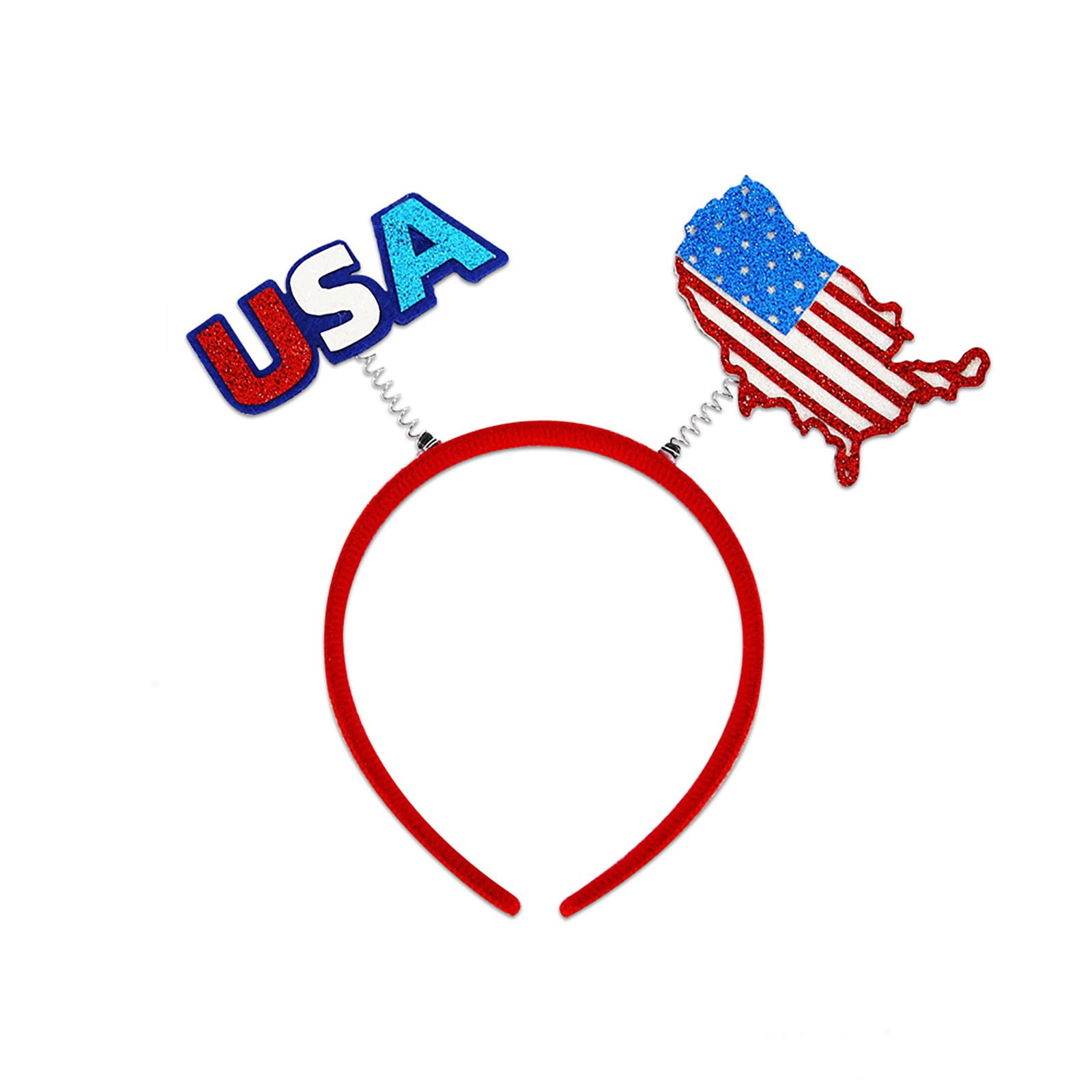 Independence Day Star Hair Band Party Decorations American Flag Red ...