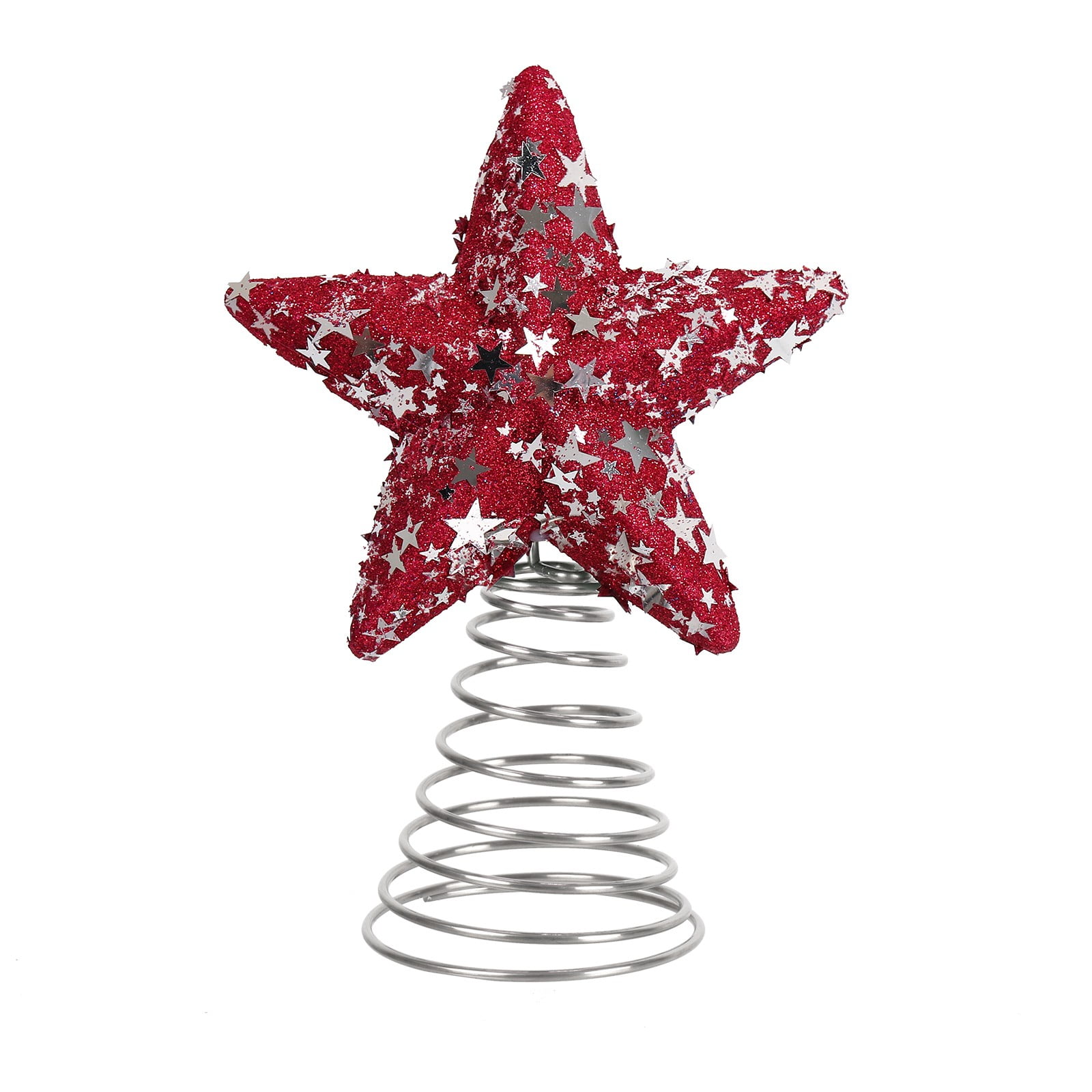 Independence Day Star Patriotic Tree Decorations 2025 Glitter Patriotic ...