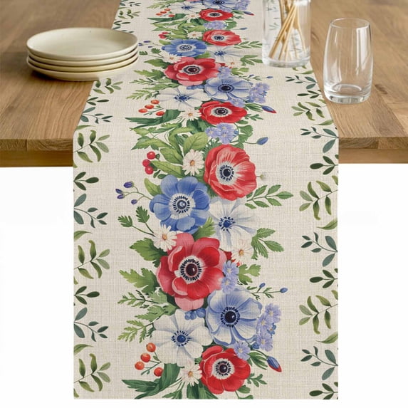 Independence Day Table Runner 36 Inches Long Farmhouse Dress Scarves ...