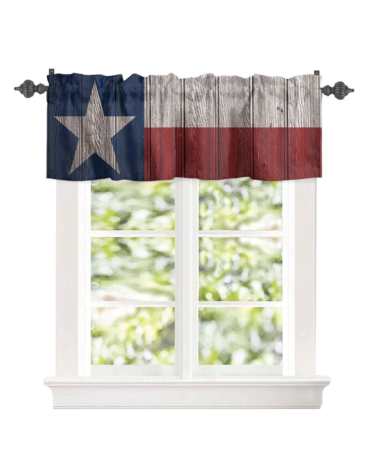 Independence Day Texas State Flag Stars Blue White Lines Window ...