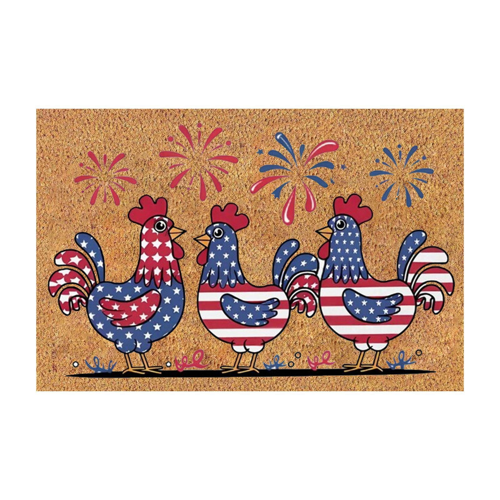 Independence Day Theme Doormat For Present Decorative Door Mat Bathroom ...