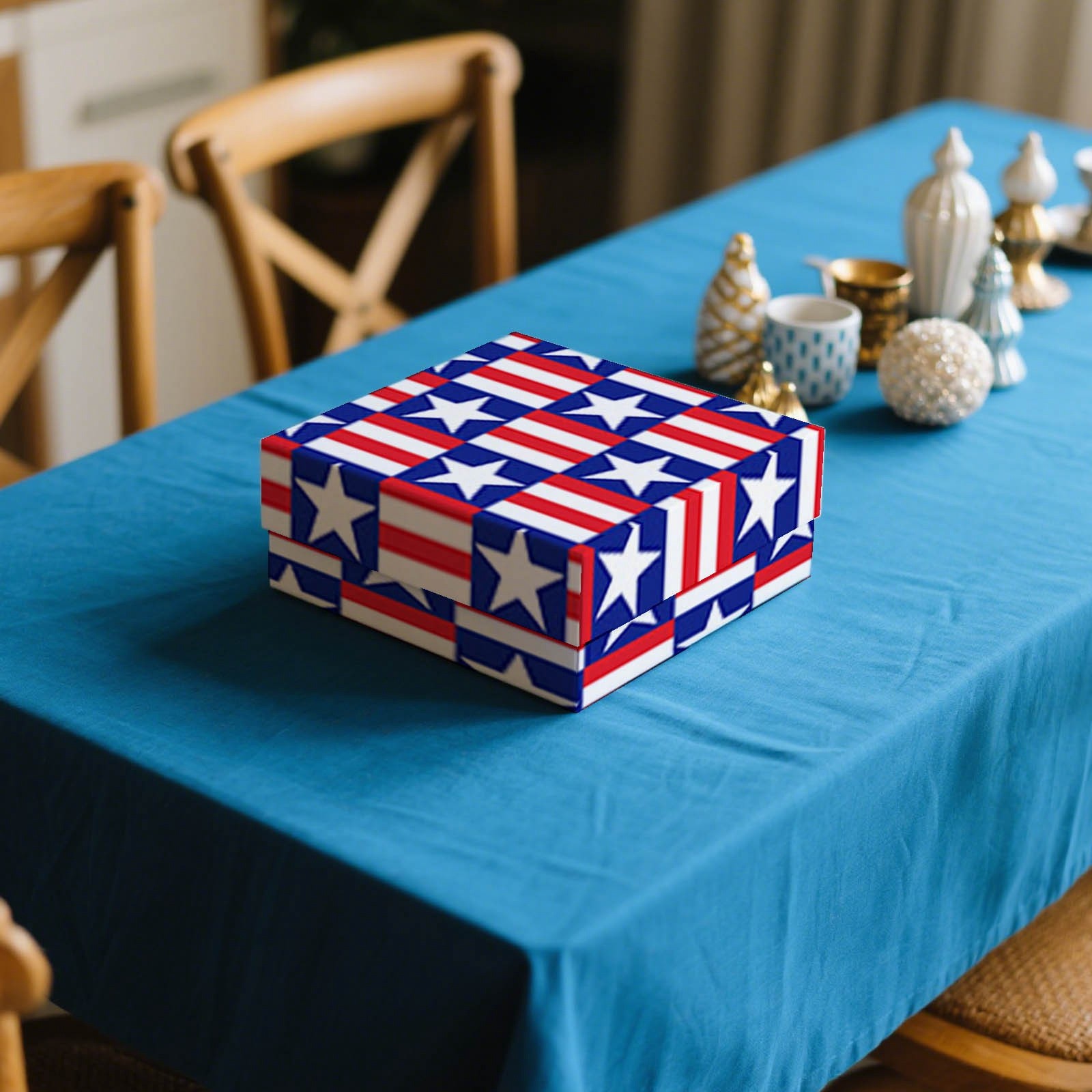 Independence Day Theme Party Handmade Paper Diy Wrapping Paper Party ...