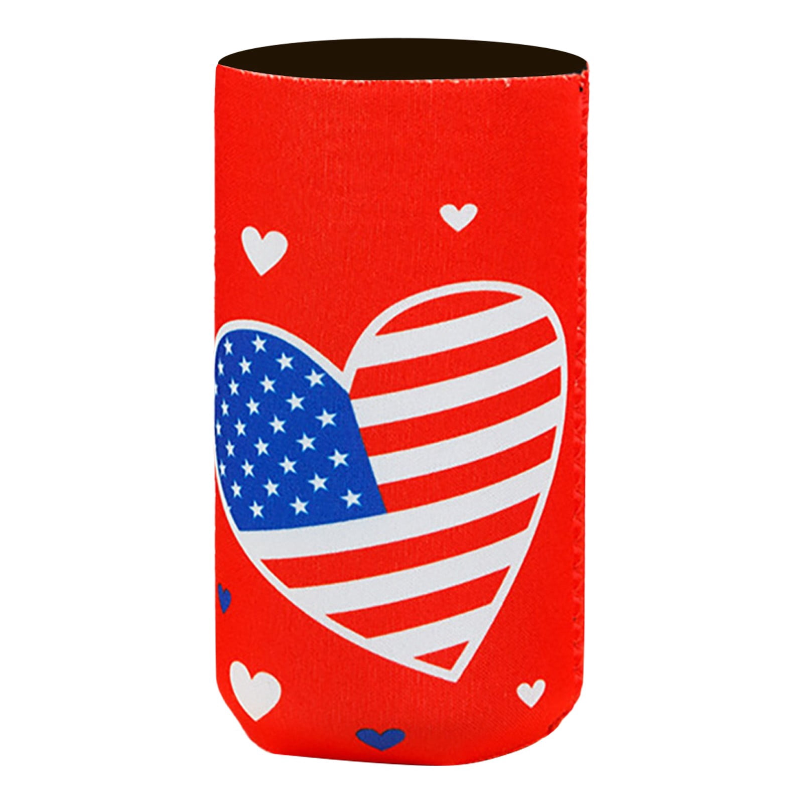 Independence Day Themed Cola Set Slim Can Cooler Sleeves, Beer/Energy ...
