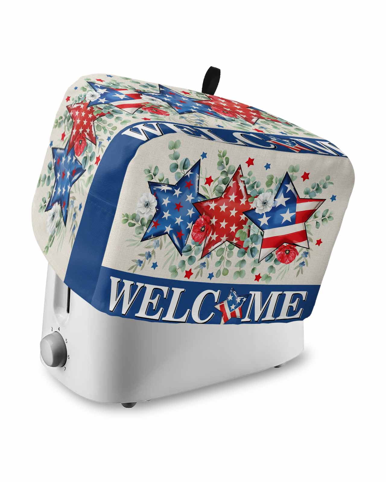 Independence Day Toaster Cover 4 Slice, Large Kitchen Appliance Covers ...