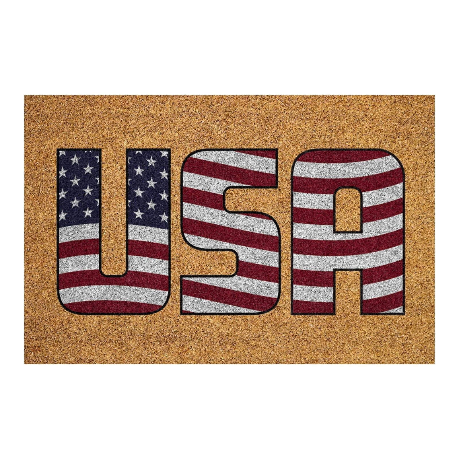 Independence Day USA Doormats Patriotic Memorial Day Welcome Door Mat ...