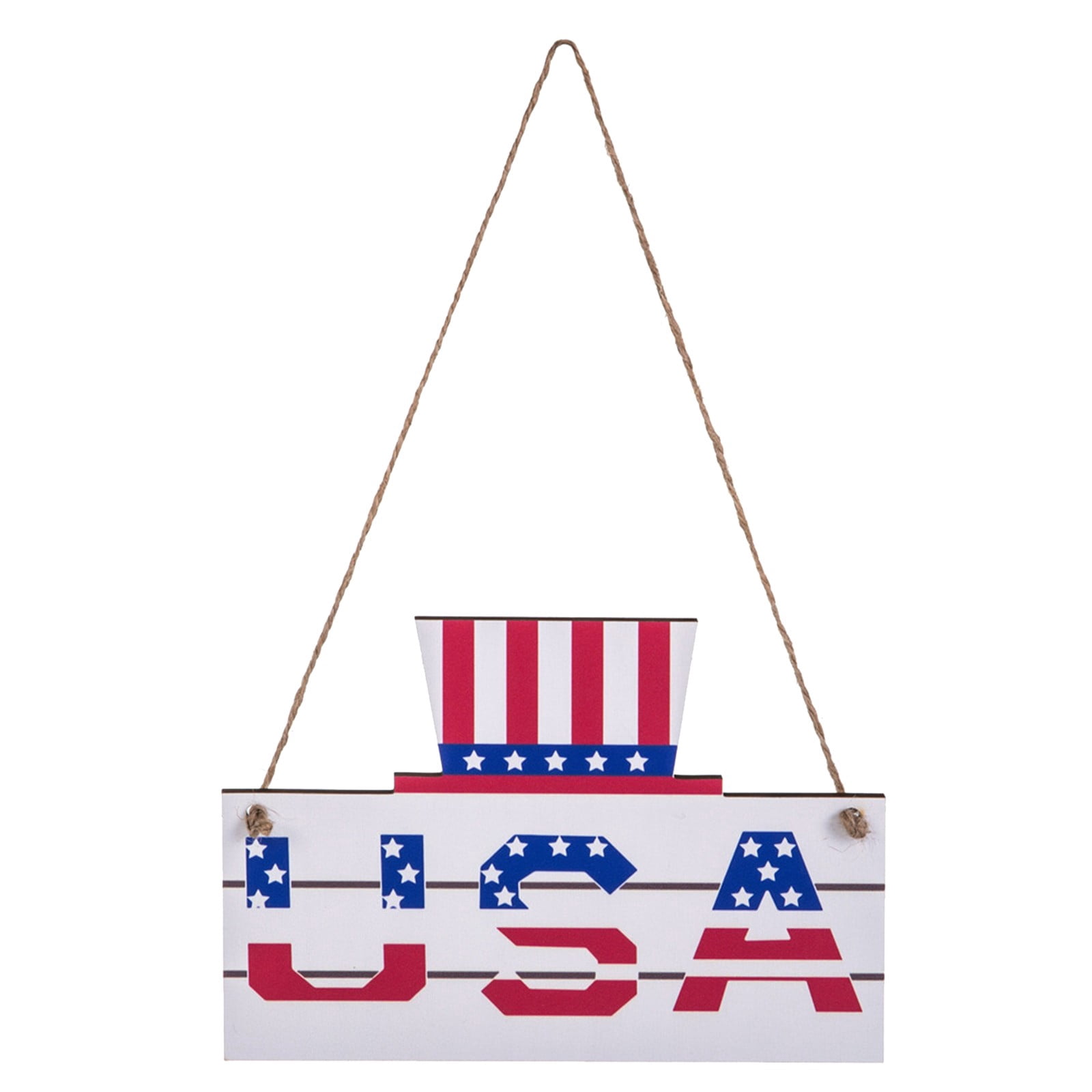Independence Day USA Themed Creative Pendants Wooden Decorations Door ...