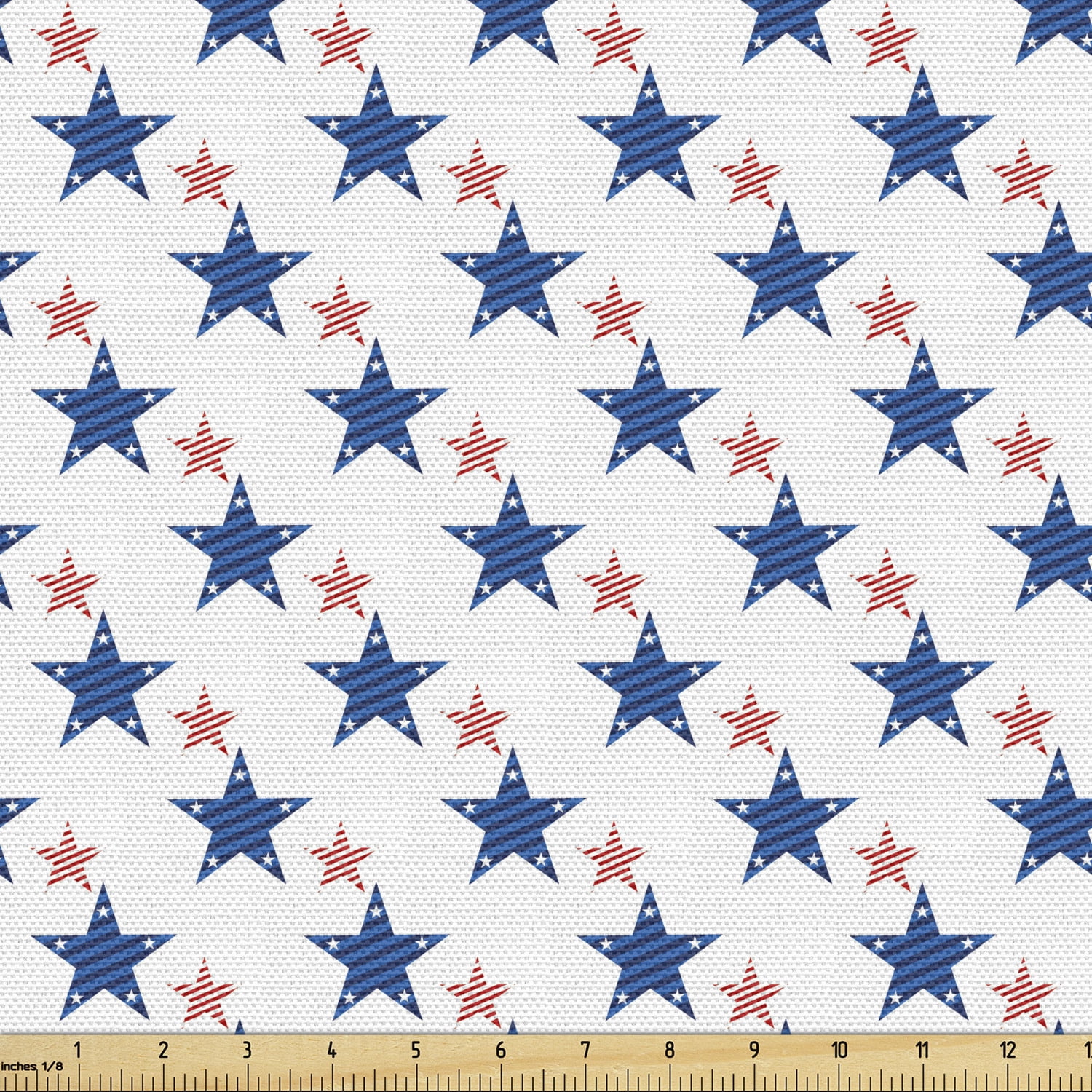 Ambesonne Independence Day Fabric by the Yard Upholstery, American ...