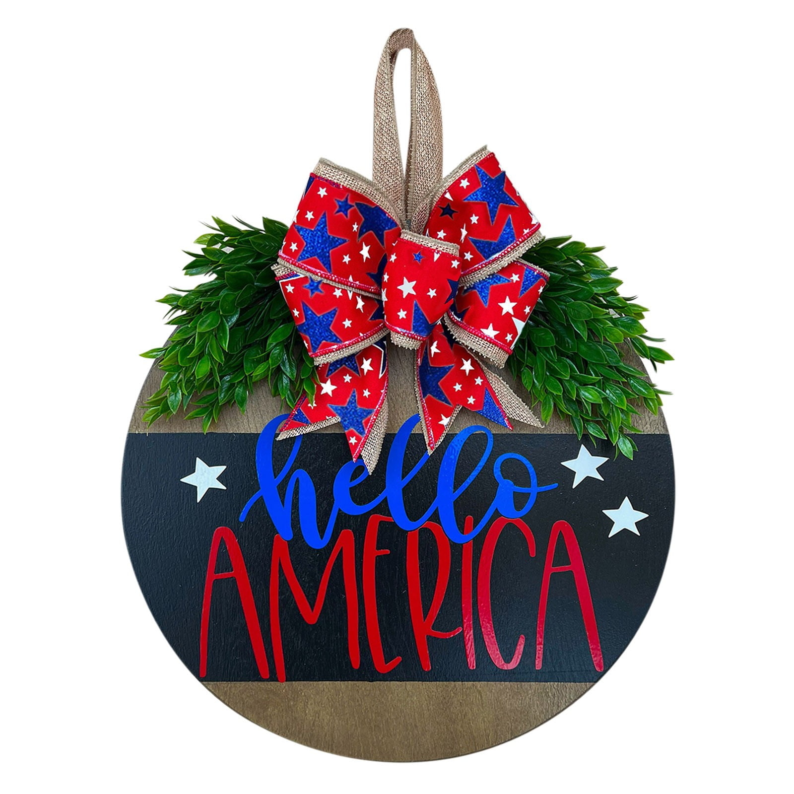 Independence Day Welcome Doorplate Color Print Pendant wedding ...