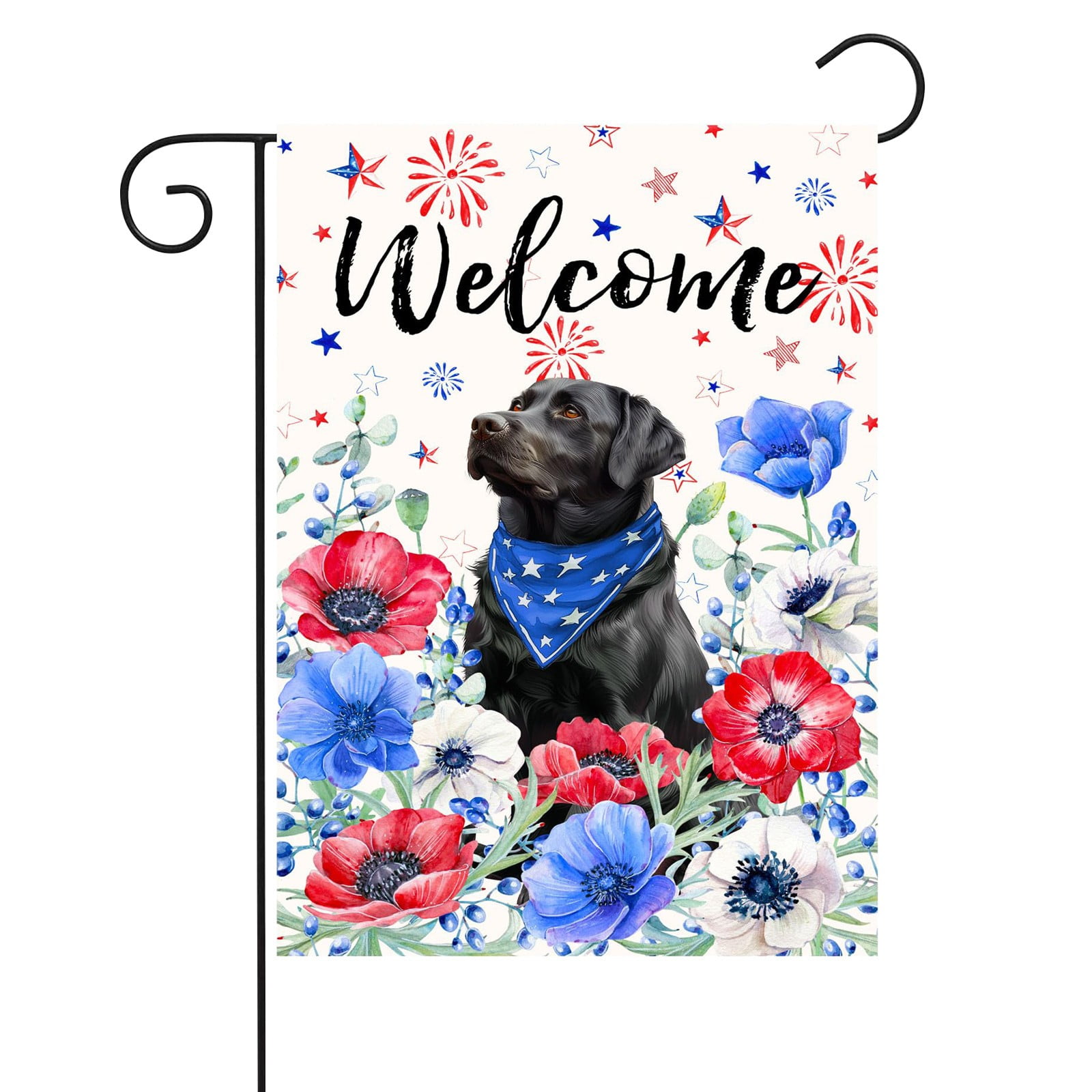 Independence Day Welcome Garden Flags for Outside 12x18Inch 2025 Yard ...