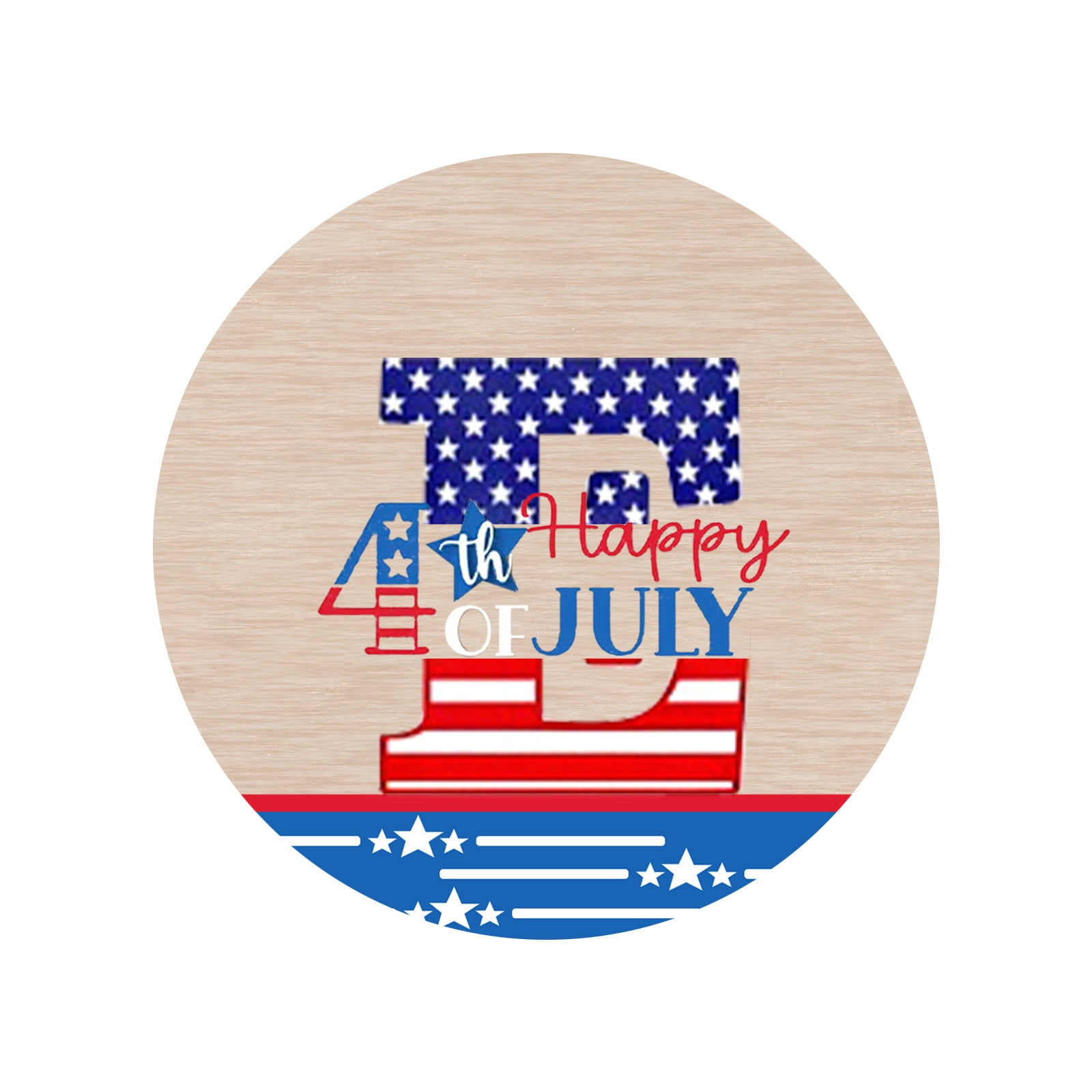 Independence Day Welcome Sign Decorative Vintage Wall Hanging Home ...