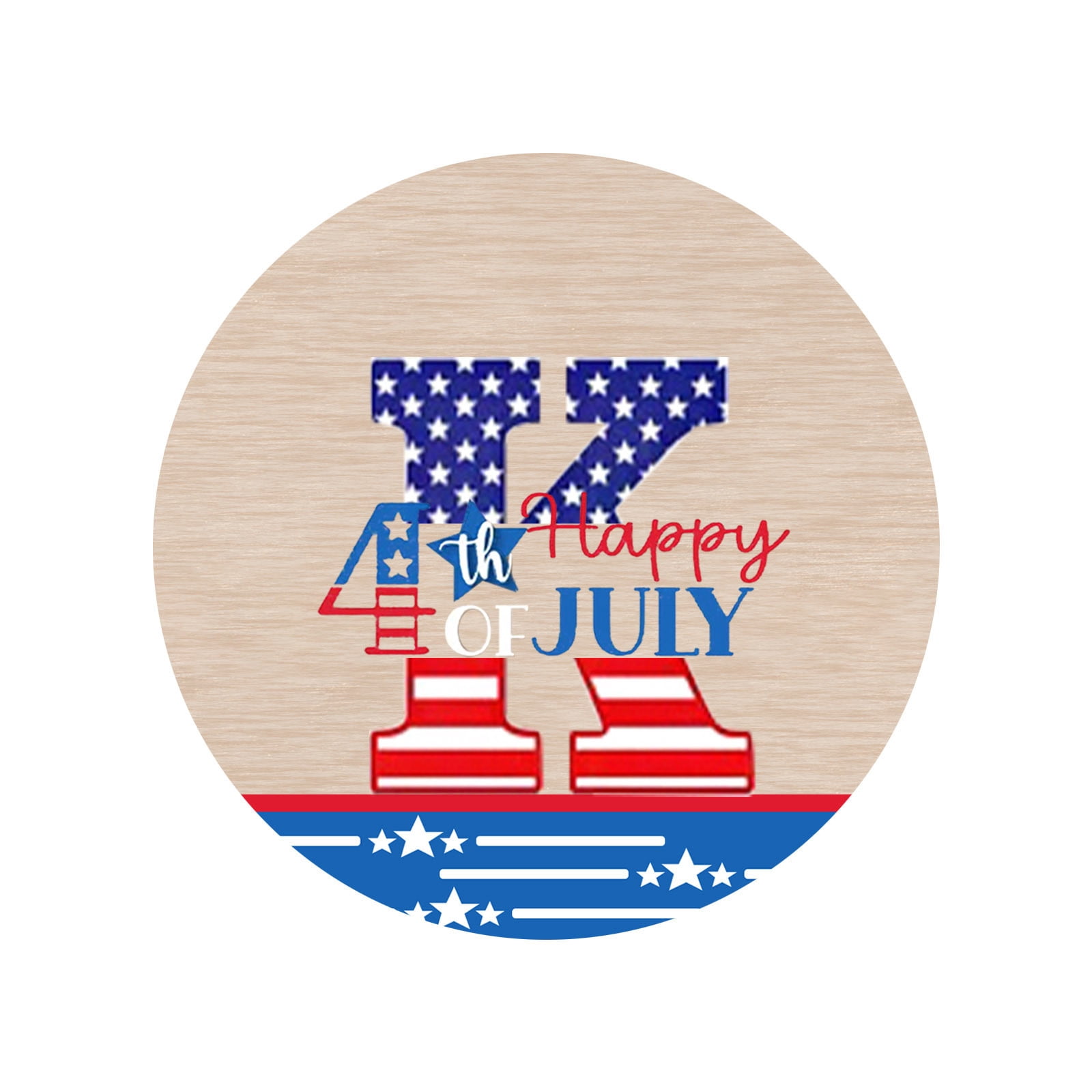 Independence Day Welcome Sign Decorative Vintage Wall Hanging Home ...