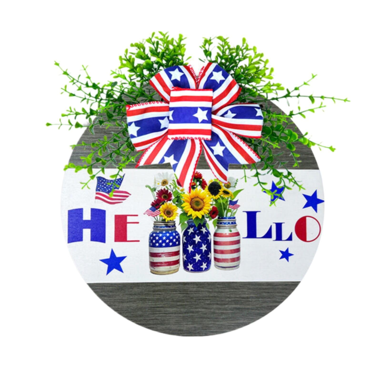 Independence Day,Welcome Sign At The Door On July 4th Summer ...