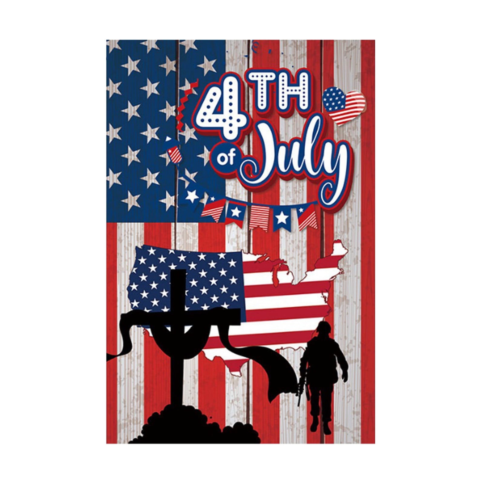 Independence Day Welcome Sign for Front Porch 11.8x17.7Inch 2025 Porch ...
