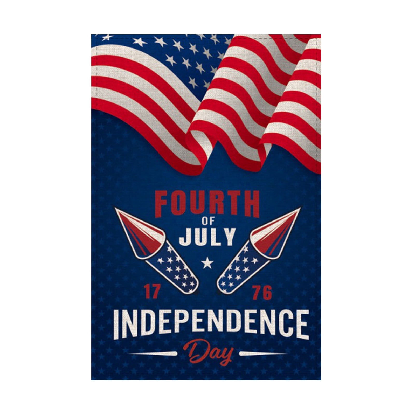 Independence Day Welcome Sign for Front Porch Patriotic 11.8x17.7Inch ...