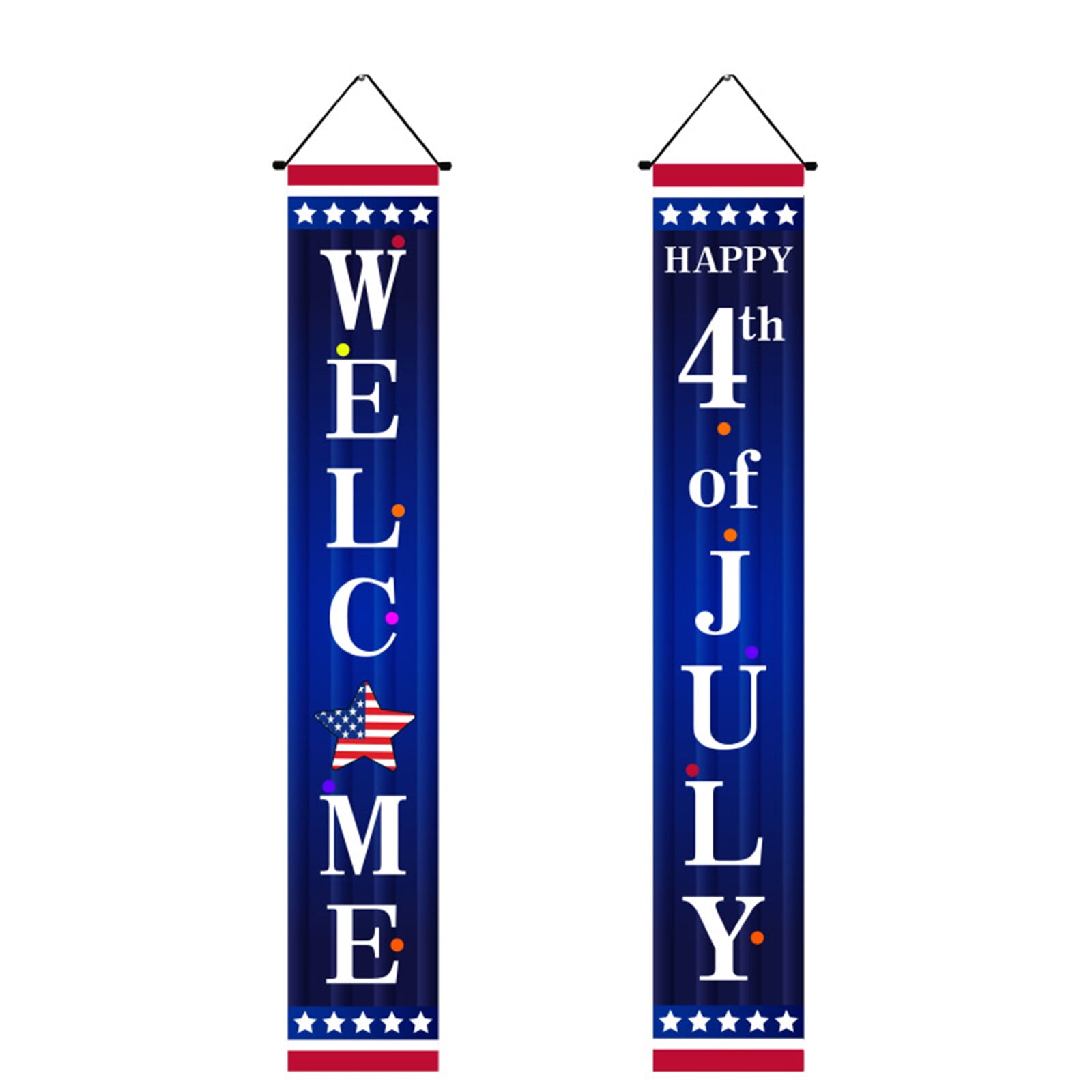 Independence Day Welcome Sign for Front Porch Patriotic 2025 Memorial ...