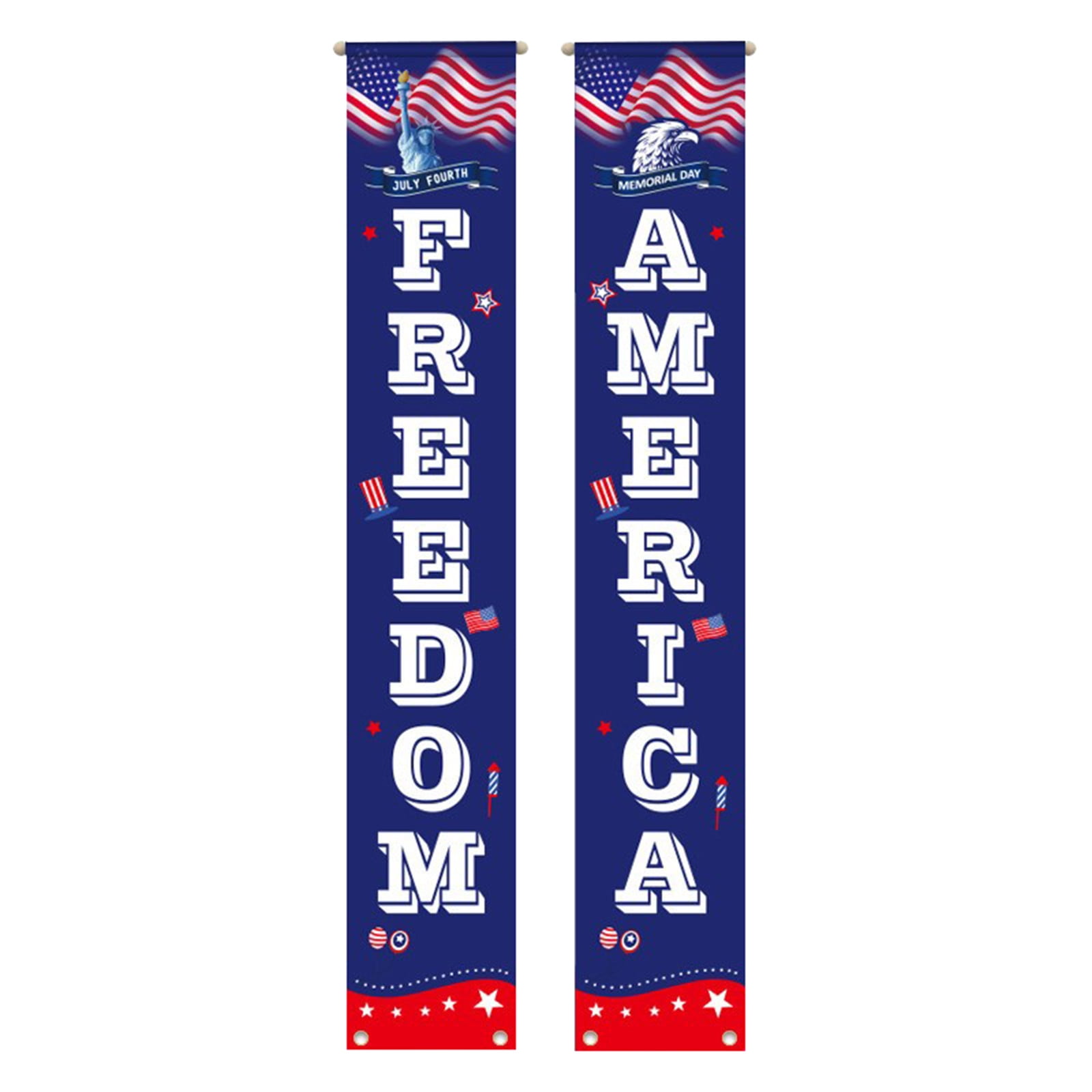 Independence Day Welcome Sign for Front Porch Patriotic 2025 Porch ...