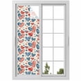 Independence Day Window Privacy Film, U. S. Flag Themed Love Heart Five ...