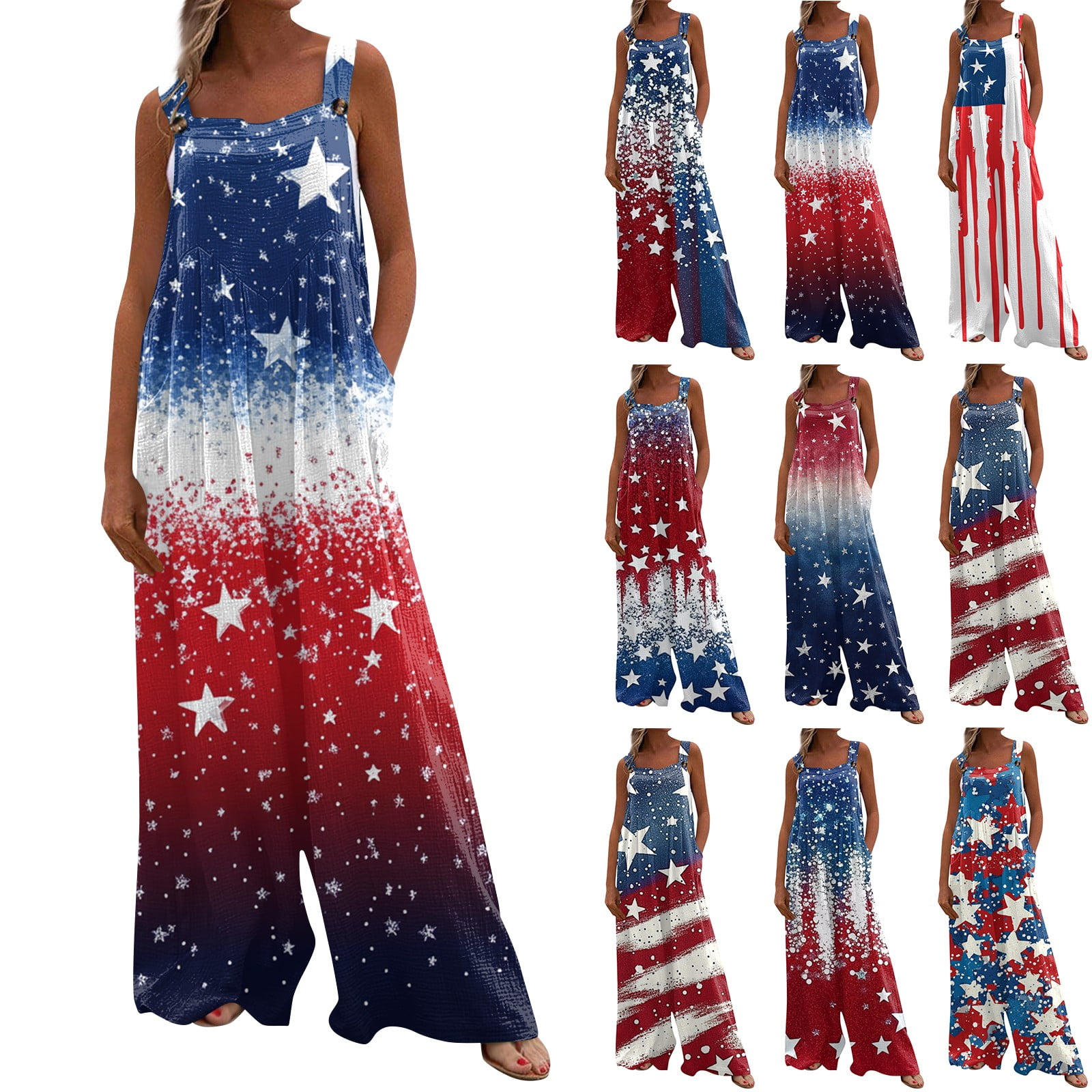 Independence Day Women's Jumpsuit – 4th of July Women's Romper ...