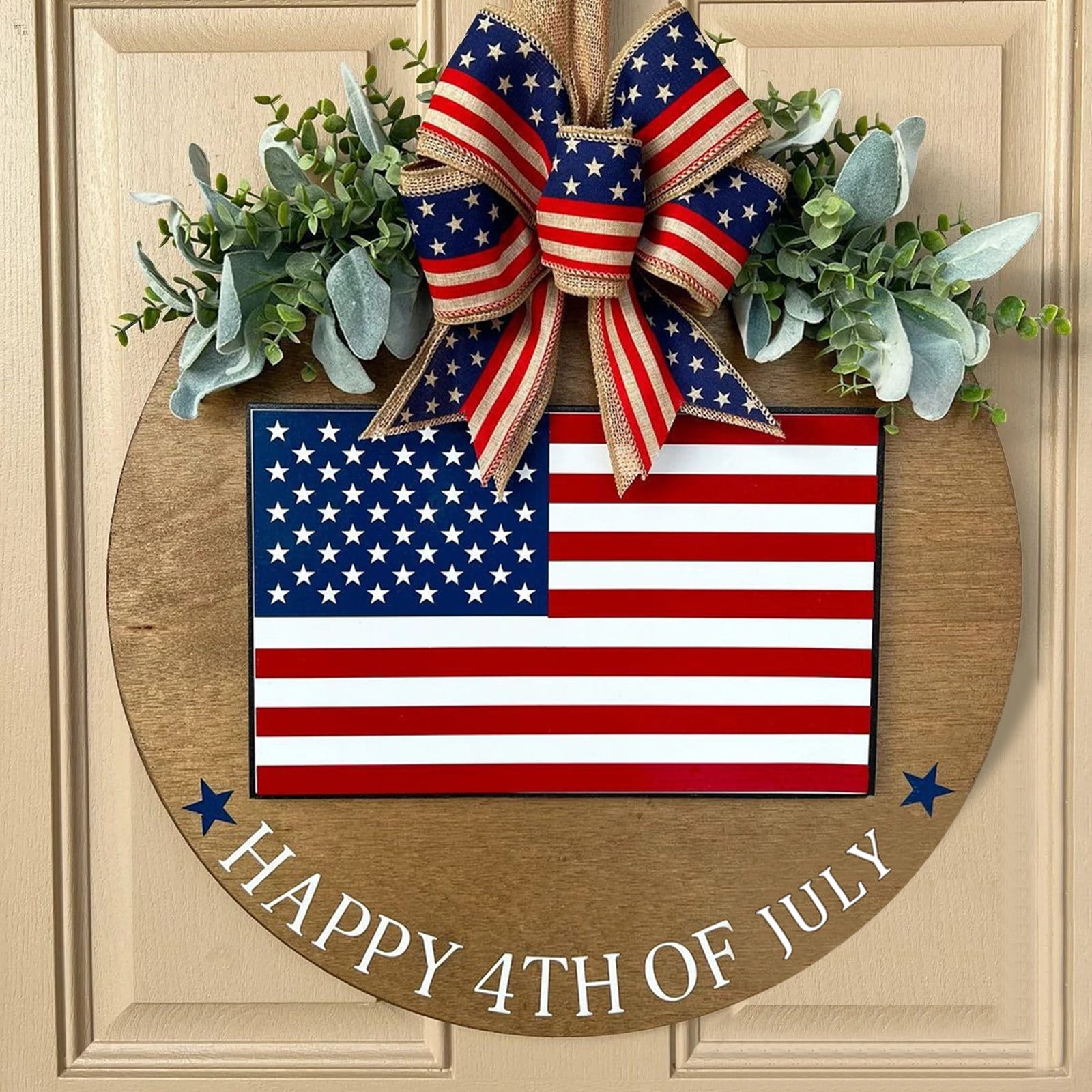 Independence Day Wooden Door Plate Day Home Party Layout Props Door ...
