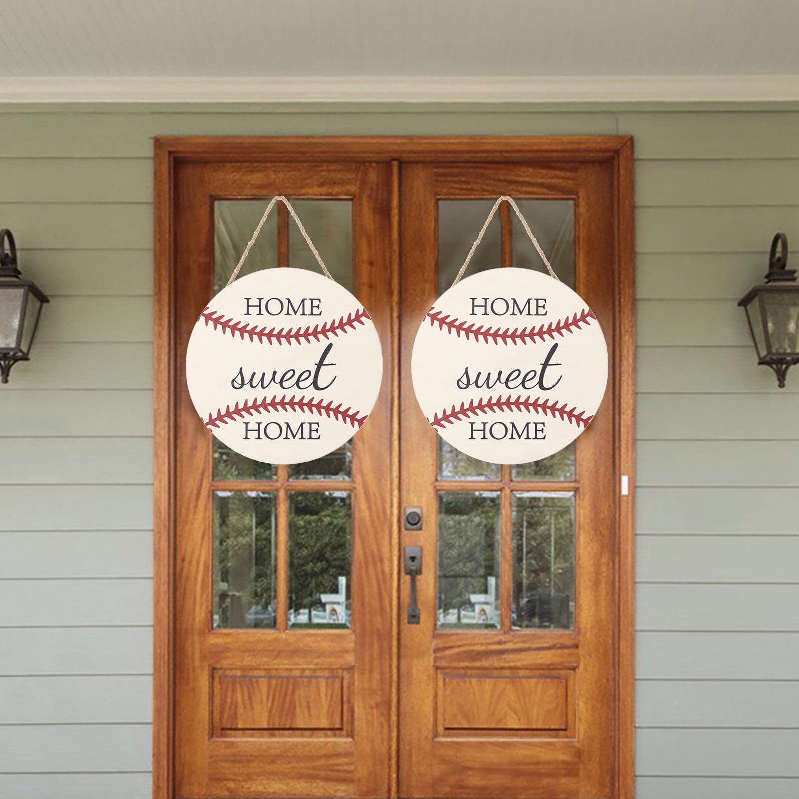 Independence Day Wooden Door Signs Wreath Decorations Door Hanging Wall ...