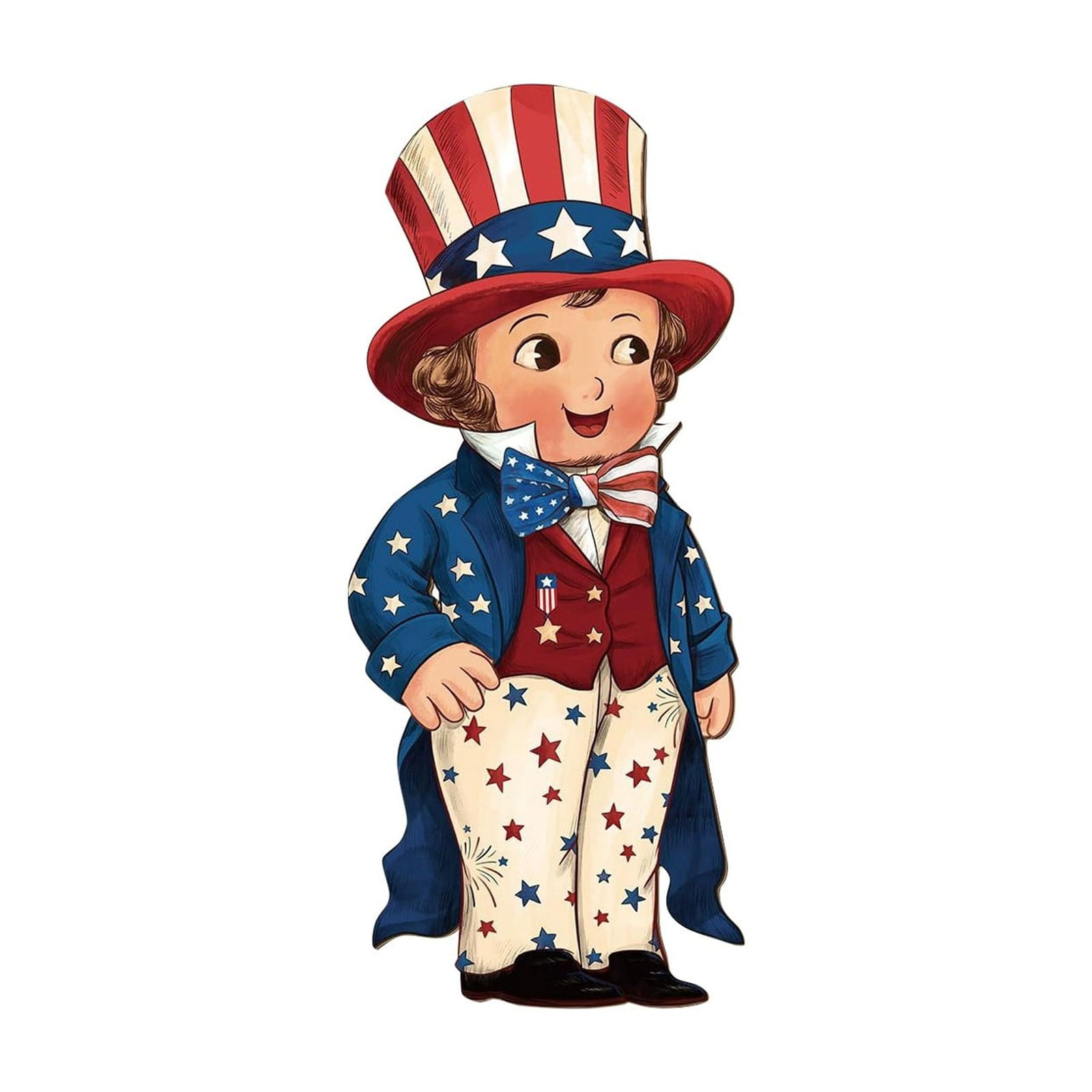 Independence Day Wooden Independence Day Door Sign 2025 Patriotic ...