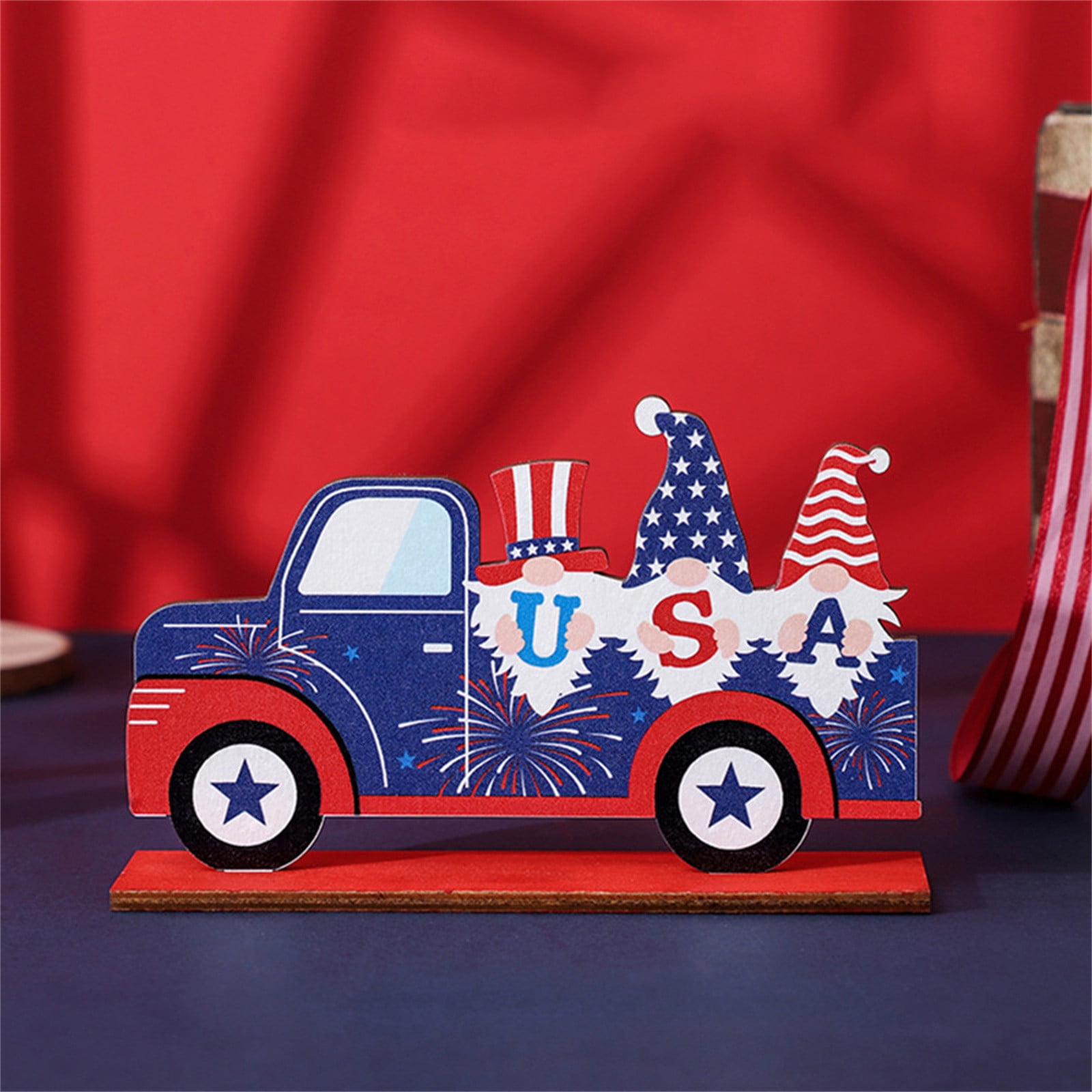 Independence Day Wooden Independence Day Table Decorations 2025 1PC DIY ...