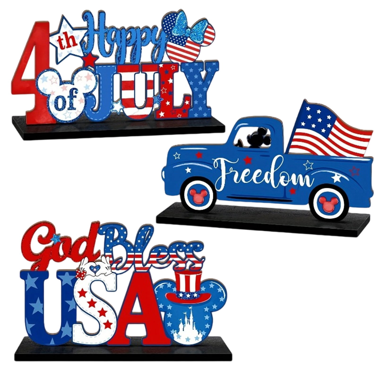 Independence Day Wooden Independence Day Table Decorations 2025 ...