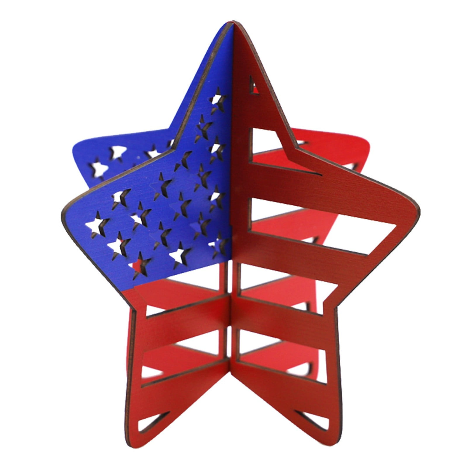 Independence Day Wooden Independence Day Table Decorations Patriotic ...