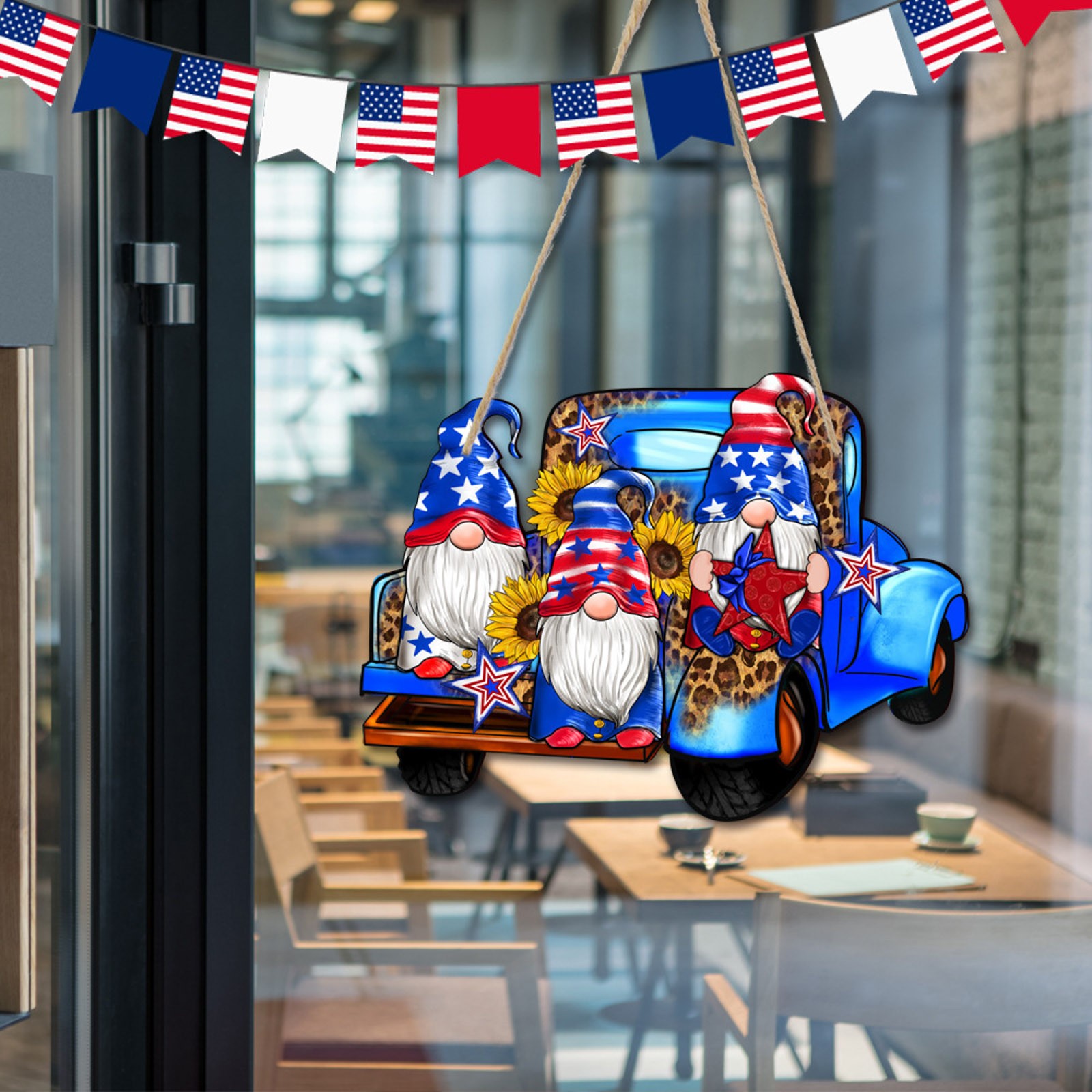 Independence Day Wooden Tag Home Decoration Wooden Tag Festival ...