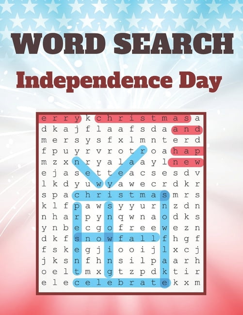 Independence Day Word Search: Holiday Fun for Everyone themed word ...