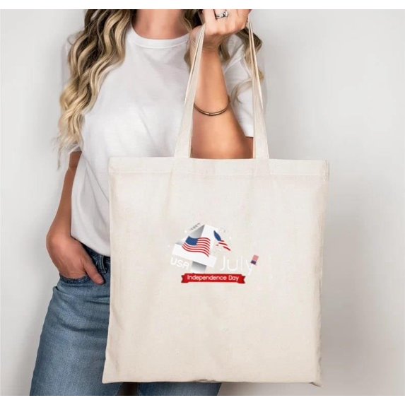 Independence Day and Fourth of July Reusable Patriotic Tote Bags ...
