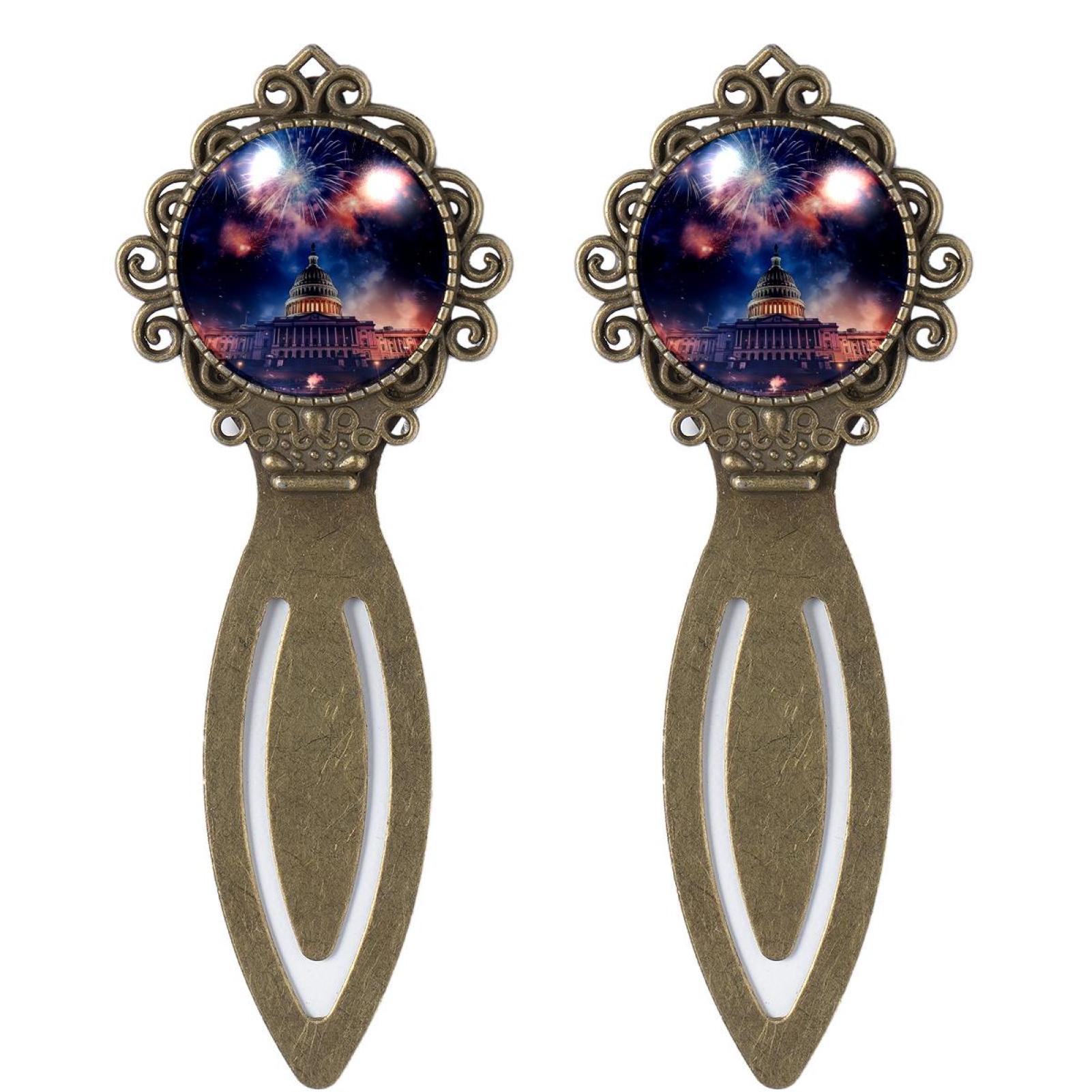 Independence Day fireworks Vintage Copper-Colored Lace Bookmarks ...