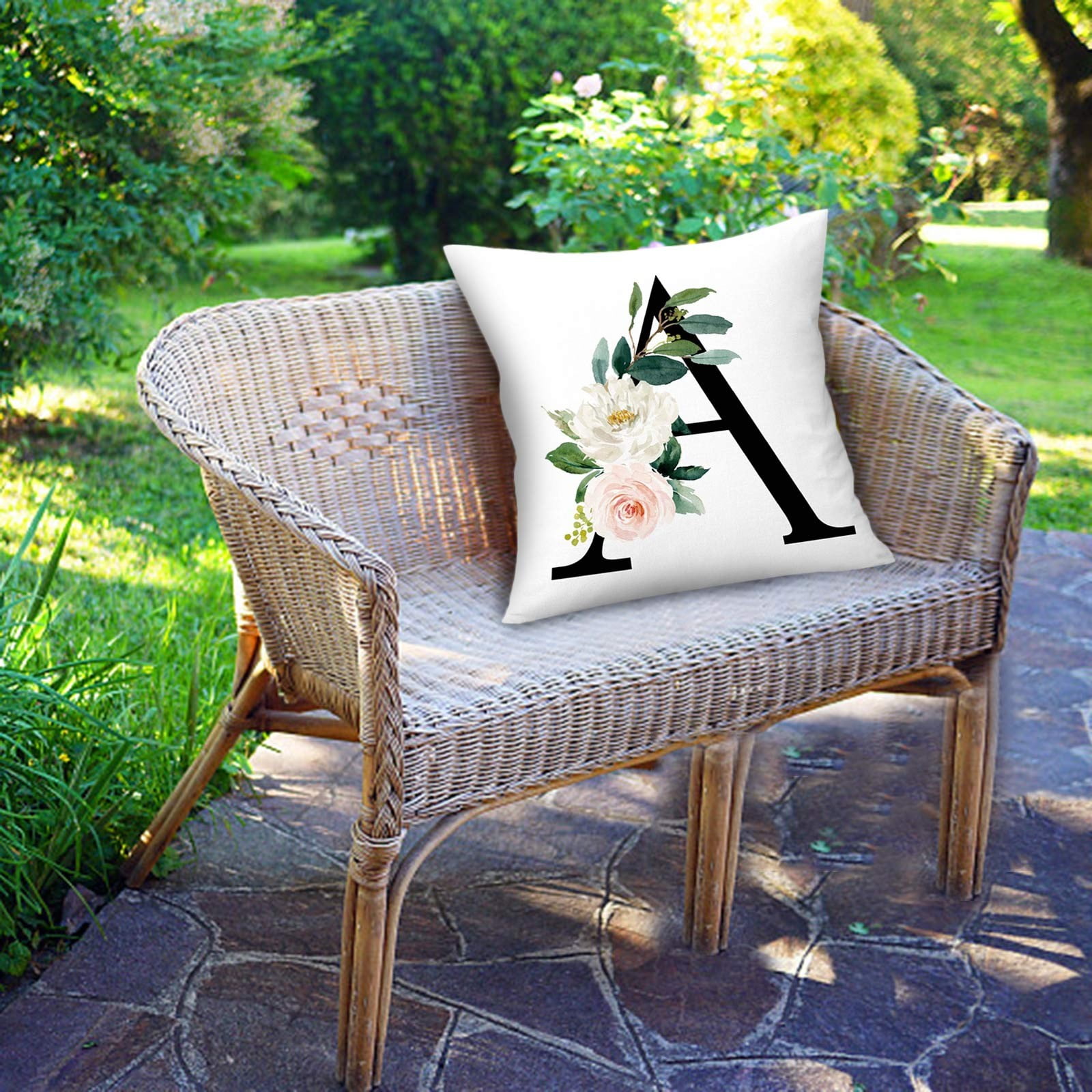 activity gift Throw Pillow Covers Alphabet Decorative Pillow Cases Abc ...