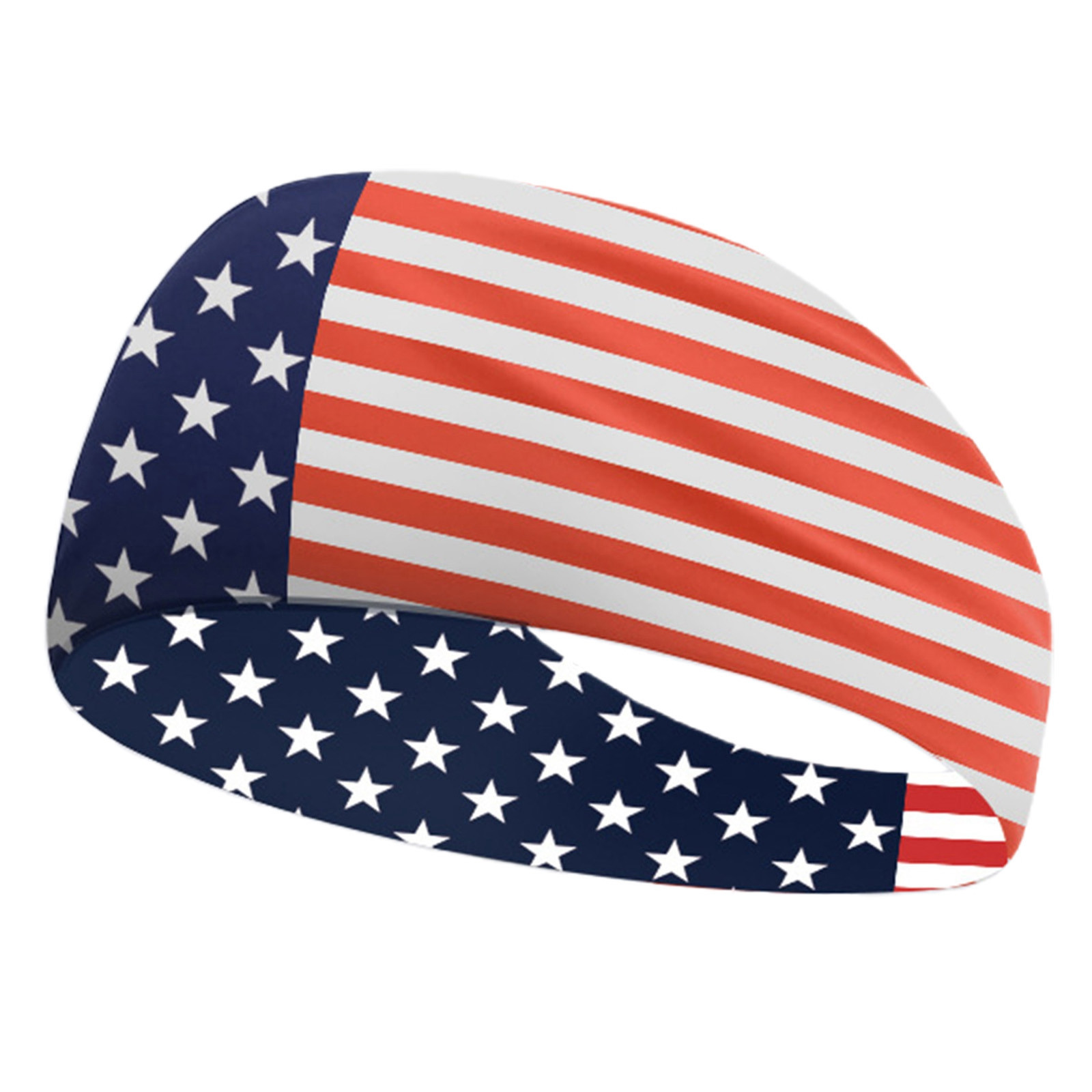 Independence Day of Flag Printed Headband, Absorbent Sweatband for ...
