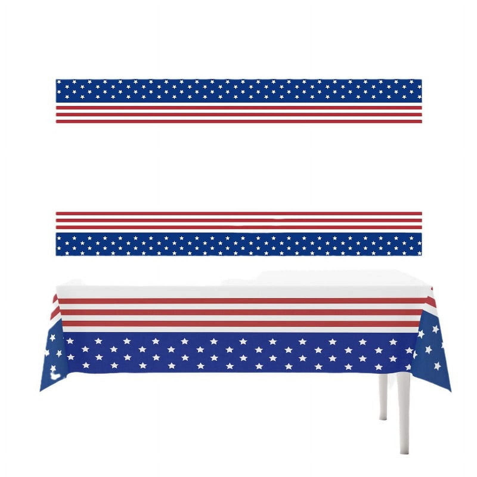 Independence Day themed party supplies decorations paper cups napkins ...