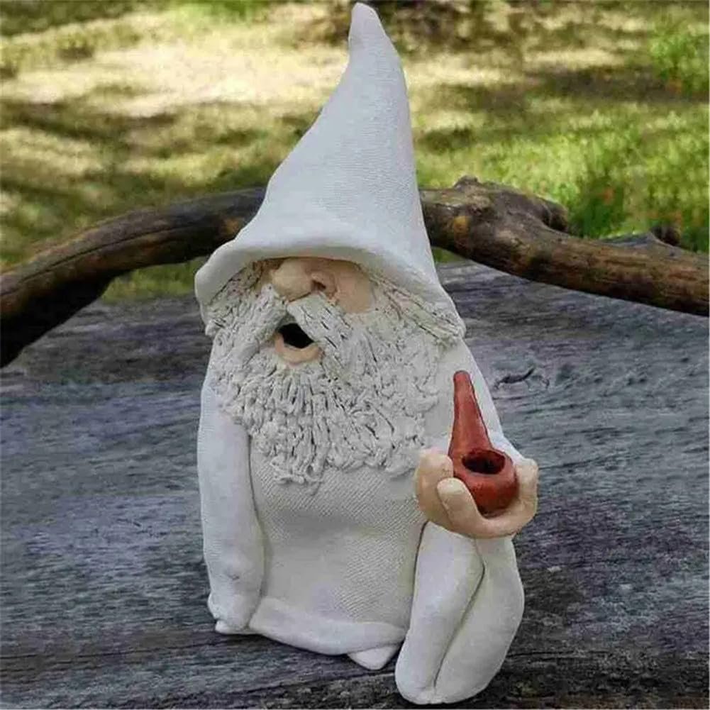 Independence Station New Decoration Garden Smoking Dwarf Resin Crafts ...
