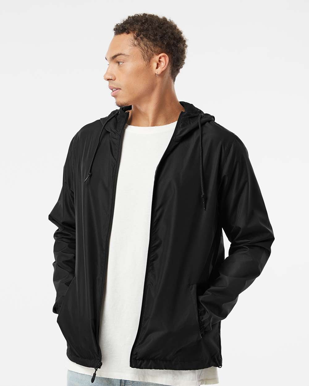 Independent Trading Co. Lightweight Windbreaker Full-Zip Jacket ...