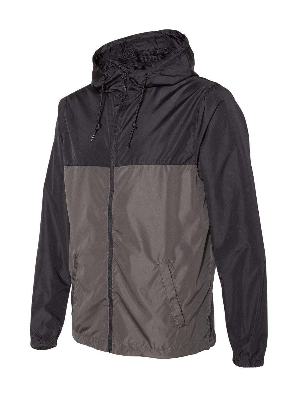 Independent Trading Co. Men's Light Weight Windbreaker Zip Jacket ...