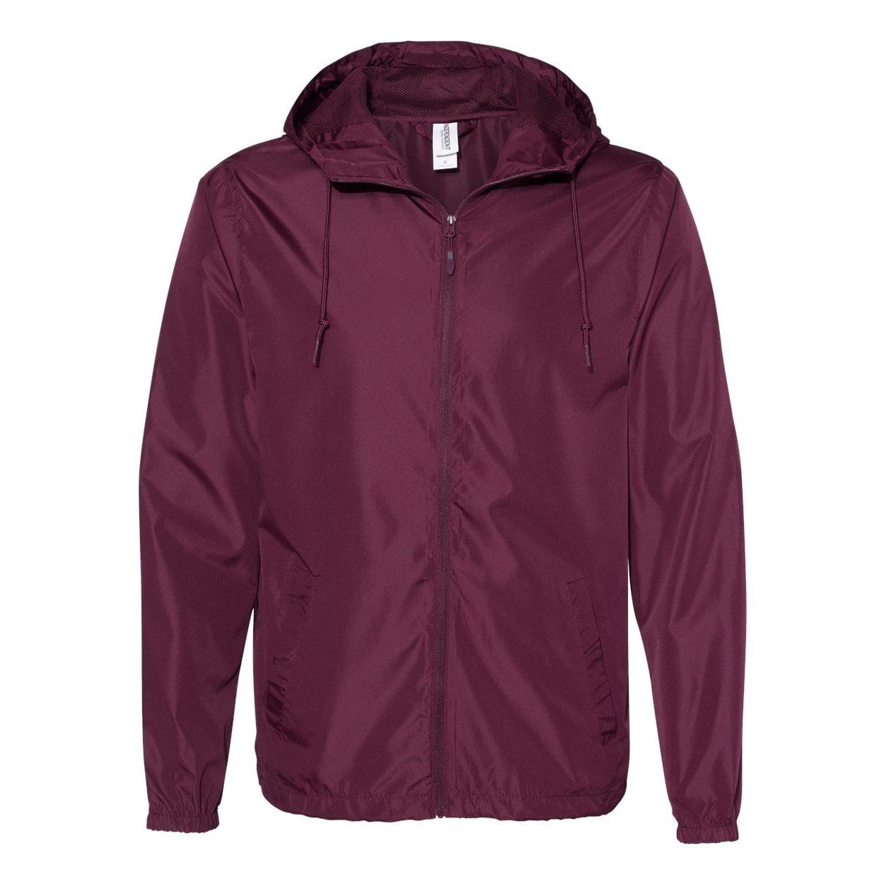 Independent Trading Co. Men's Light Weight Windbreaker Zip Jacket ...