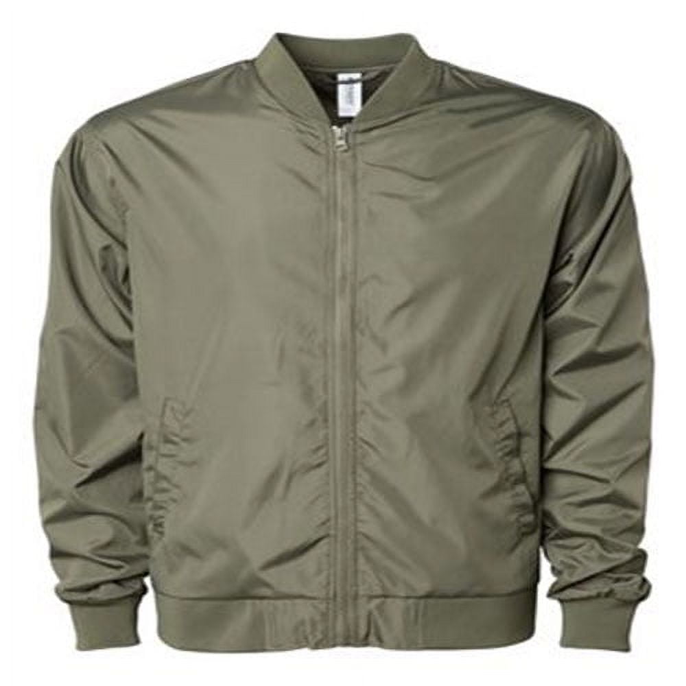 Independent Trading Co. Men's Lightweight Bomber Jacket - Walmart.com