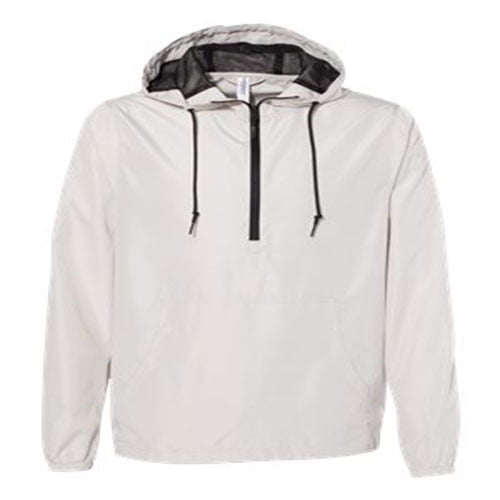 Independent Trading Co. Men's Lightweight Windbreaker Pullover Jacket ...