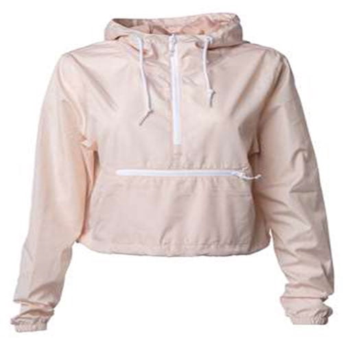 Independent Trading Co. - Women's Lightweight Quarter-Zip Pullover Crop ...
