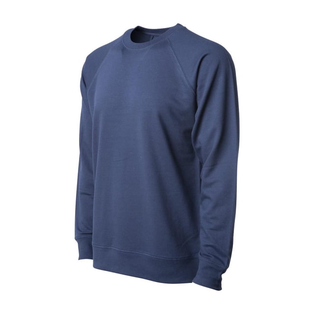 Independent Trading SS1000C Unisex Lightweight Loopback Terry Crew ...