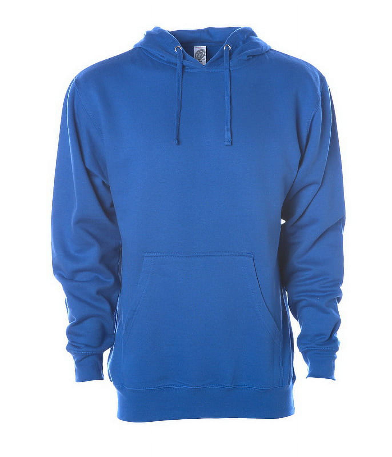 Independent Trading SS4500 Midweight Hooded Pullover Sweatshirt-Royal ...