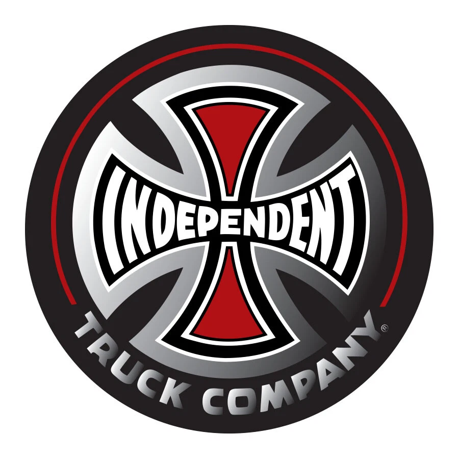 Independent Truck Co Skateboard Foil Cross Sticker Black 3" - Walmart.com