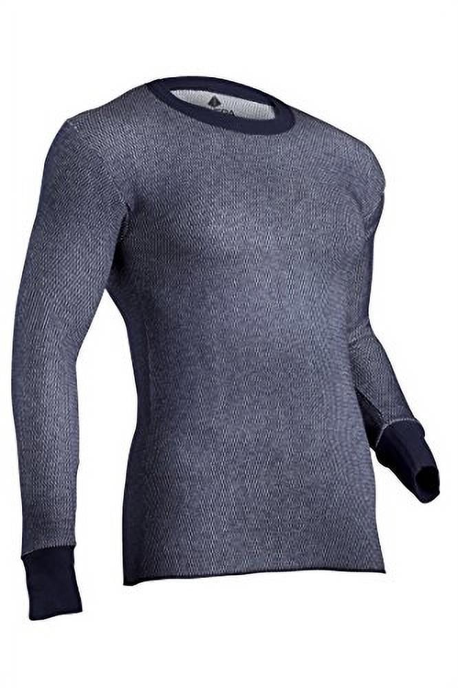 Indera Men's Dual Face Raschel Knit Performance Thermal Underwear Top ...