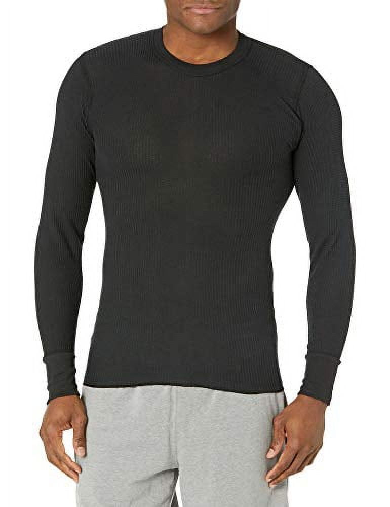 Indera Men's S Traditional Waffle Base Layer Bottom, Black - Walmart.com