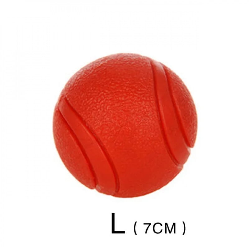 Indestructible Chew Proof Rubber Ball S to L Size Durable Bouncy Dog ...