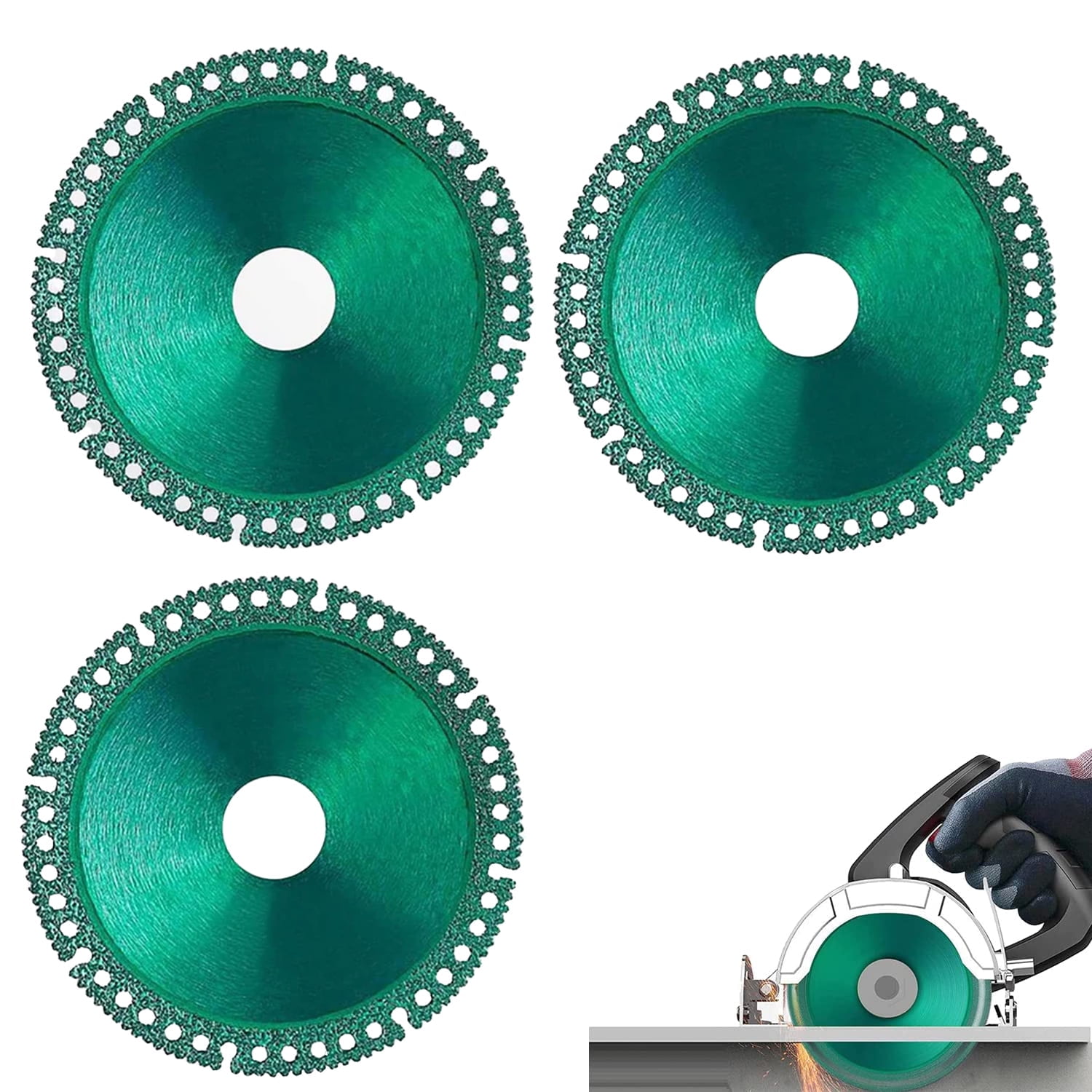 Indestructible Disc for Grinder, Indestructible Disc 2.0 - Cut Everything in Seconds, 4" x 1/25 ...